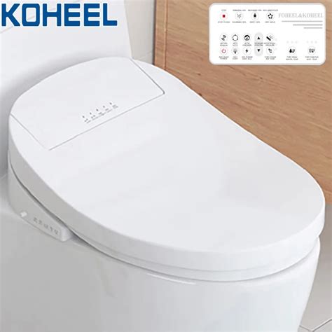 Koheel 지능형 변기 전기 비데 커버 스마트 비데 가열 변기 Led 조명 Wc 스마트 변기 뚜껑화장실 시트