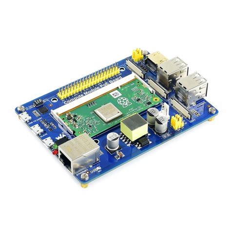 Compute Module Io Board Poe Vel Raspberry Pi Cm3 Cm3l Cm