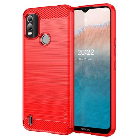 Mofi Jk Tpu Series For Nokia C Plus G Brushed Surface Soft Tpu Drop Proof Case Carbon Fiber