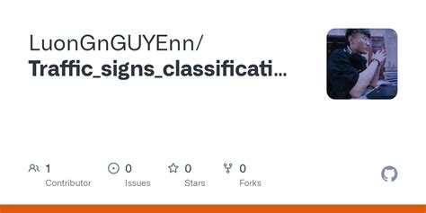 GitHub LuonGnGUYEnn Traffic Signs Classification