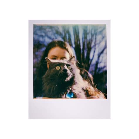 My Wife And Kitten Sx 70 Polaroid