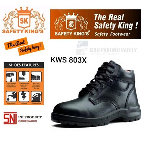 Jual Sepatu Safety Shoes Kings Kws 803x 100 Original By Safety Kings