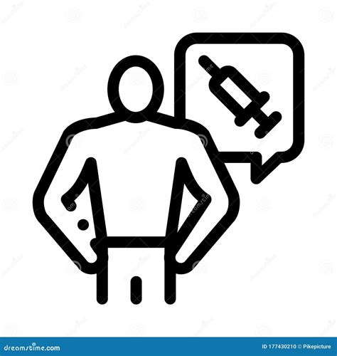 Injection Icon Trendy Modern Flat Linear Vector Injection Icon