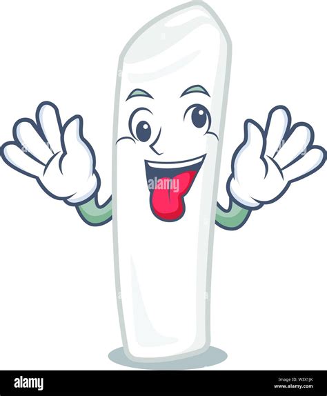 Crazy Chalk Cartoon In Front Of Board Vector Illustration Stock Vector Image And Art Alamy