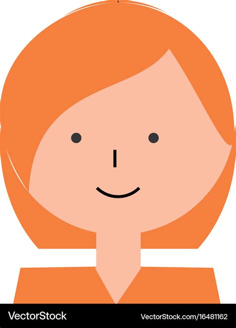 Woman Profile Cartoon Royalty Free Vector Image