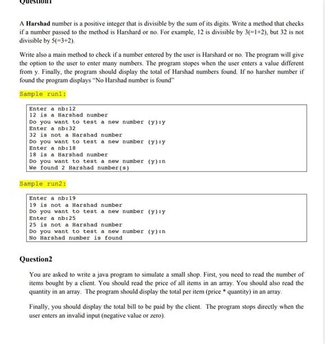 Solved A Harshad Number Is A Positive Integer That Is