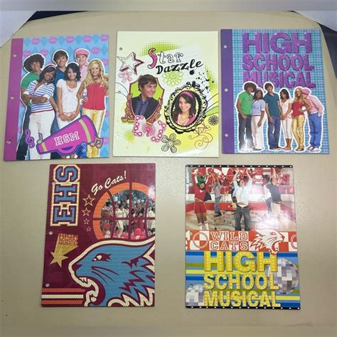 Disney Office Disney High School Musical Folder Bundle Of 5 Y2k