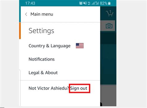 How To Logout Of Amazon App From Android IPhone Or Windows 10