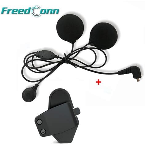 Freedconn Intercom Accessories Microphone With Headphone Clip For T Max