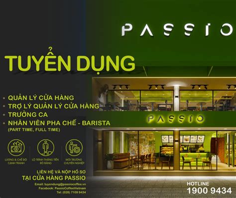 Passio Coffee Vietnam Passio Coffee 19 ĐÀo Trinh NhẤt ThỦ ĐỨc Vừa