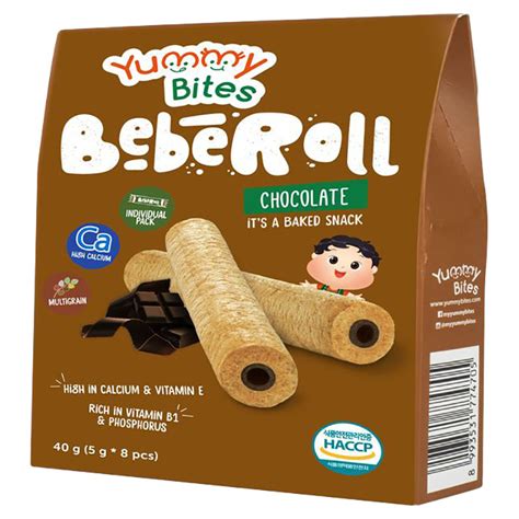 Buy Yummy Bites Beberoll Chocolate Flavor 40g Online Mumzworld