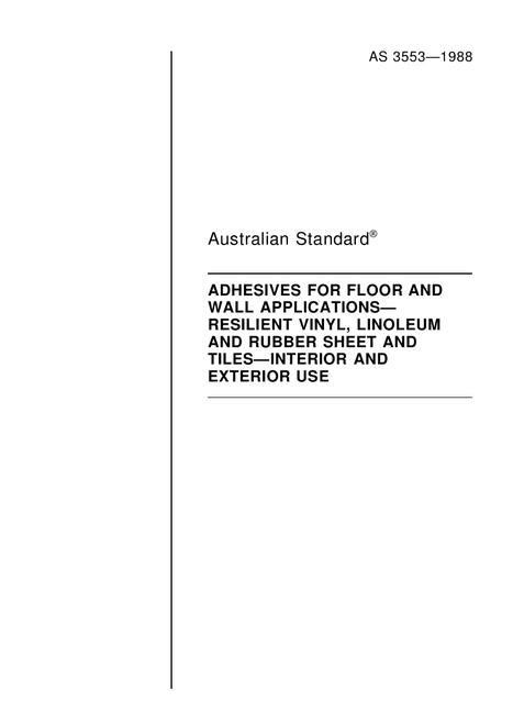 As 3553 1988 Professional Industry Standards Instant Access