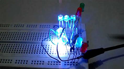 Microcontroller Project Led Chaser Pic16f84a Youtube