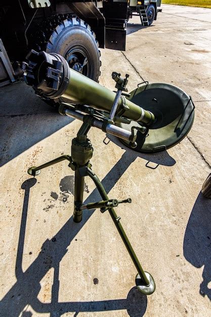 Premium Photo 120mm Mortar Complex 2s12 Sledge Of The Russian Army