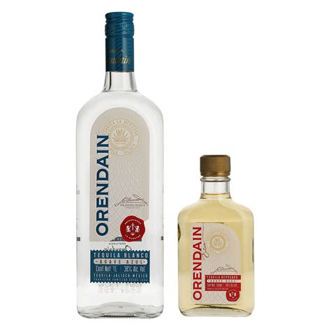 Tequila Orendain Blanco 1 L C Reposado 200 Ml Bodegas Alianza