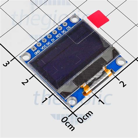 Lcd Oled Ssd1306 0 96inch 128x64 Chữ Vàng Xanh Dương 7 Chân Giao Tiếp Spi