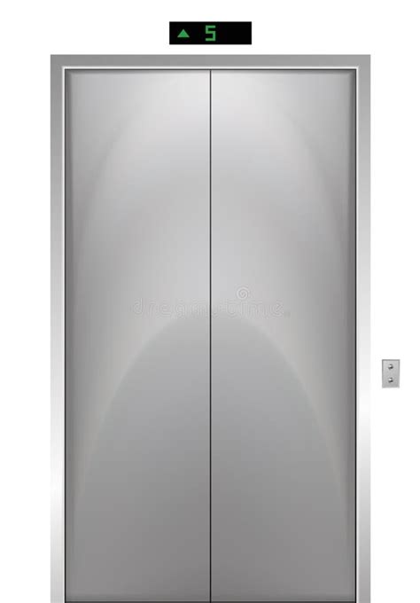 Elevator Door Texture Gold Elevators Entrance Doors Realistic Open