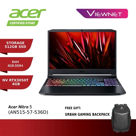Acer Nitro 5 An515 57 Price In Malaysia And Specs Rm3801 Technave