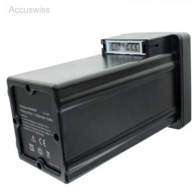 Akku Ersetzt Wolf 4949066 Li Ion Power 37 40 36 5v 3000mah Akku