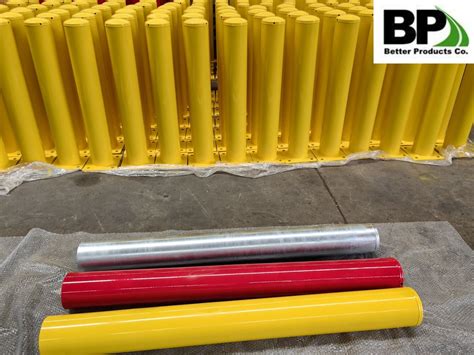 Public Outdoor Standard Steel Perimeter Post Vehicle Bollards High