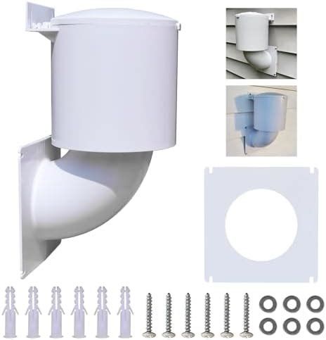 Dryer Vent Cover 4 Inch Wscrews And Washers Outdoor Dryer