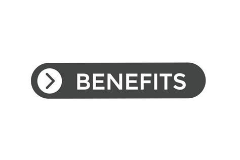 Benifits Button Vectorssign Label Speech Bubble Benefits 20168185