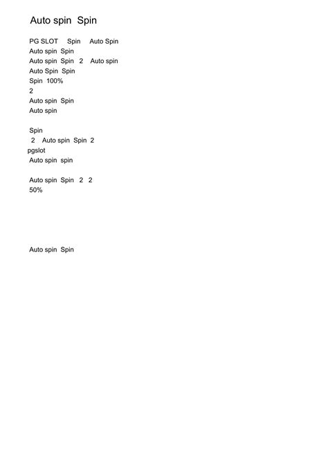 ปม Auto Spin กบ Spin ปกต แตกตางอยางไรpezcxpdfpdf Docdroid