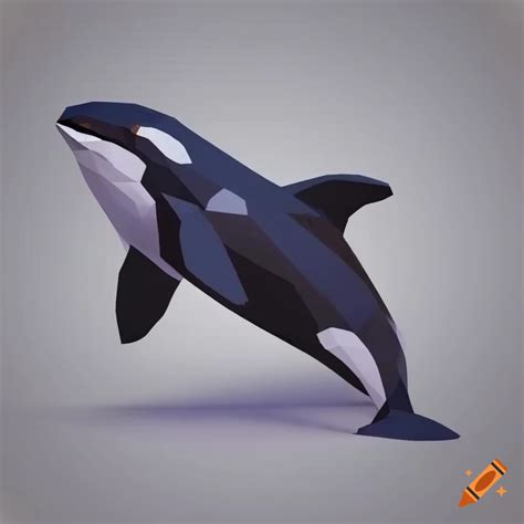 Low Poly Orca Logo