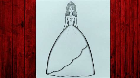 Prom Dress Sketches In Red