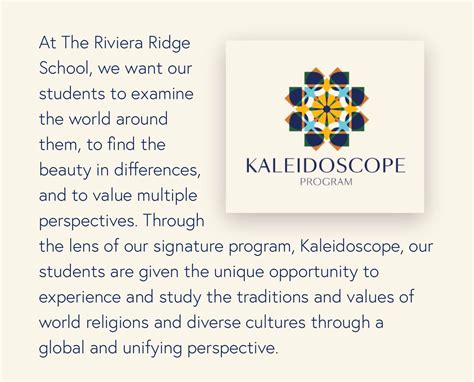The Riviera Ridge School 8th Grade Kaleidoscopecomparative Religions