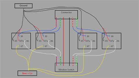 Power Window Wiring Diagram