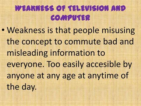 Weakness And Strengths Of Computer Pptx Internet For Beginners Internet