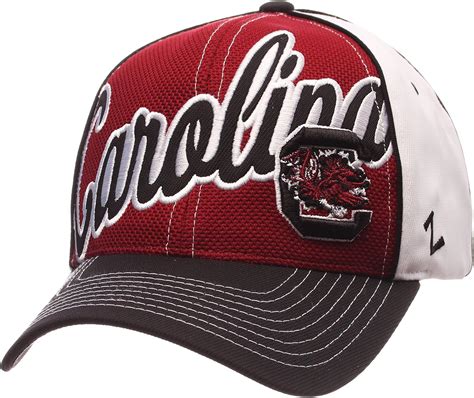Zephyr Ncaa South Carolina Fighting Gamecocks Mens Uprising Hat White