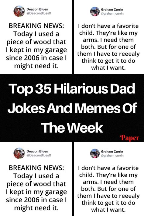 Top 35 Hilarious Dad Jokes And Memes Of The Week Artofit