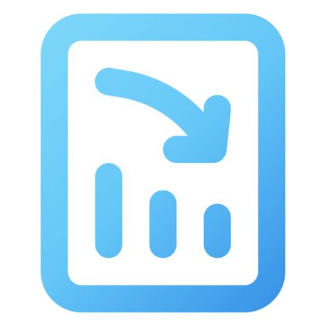 Recession Generic Gradient Icon