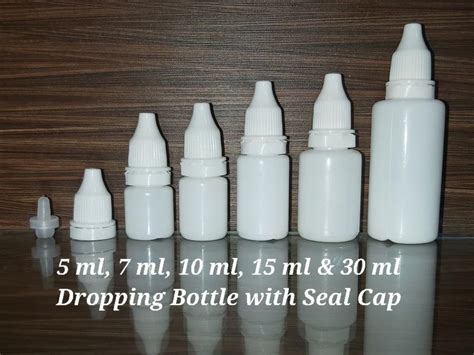 White Plastic Eye Dropper Bottles At ₹ 1 6 Piece In Kolkata Id 4870367112