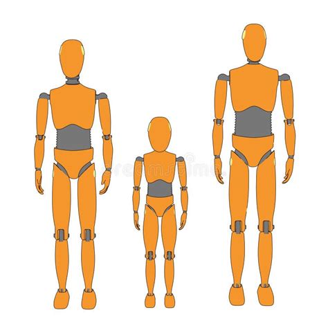 Image Of Car Test Dummy Stock Illustration Illustration Of Handdraw