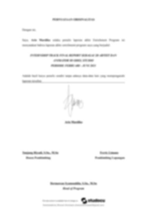 Solution Final Report Binus Enrichment Program Studypool