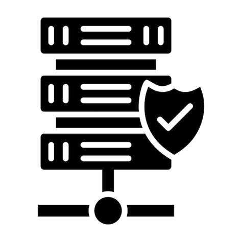 Premium Vector Database Vector Icon Design Illustration