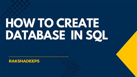 How To Create Database And Drop Database In Sql Server Kannada Imp