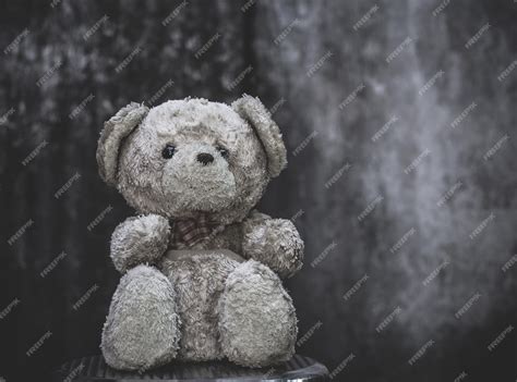 Premium Photo Teddy Bear With Gray Background