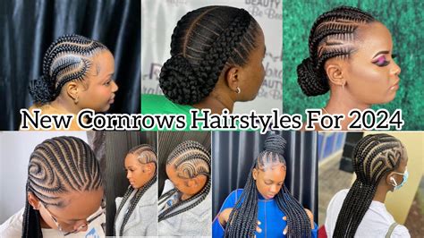 🔥latest New Cornrows Hairstyles For 2024 💯🔥african Black Women Hairstyles Ideas💥 Youtube