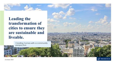 Leading The Transformation Of Cities To Ensure They Are Sustainable And