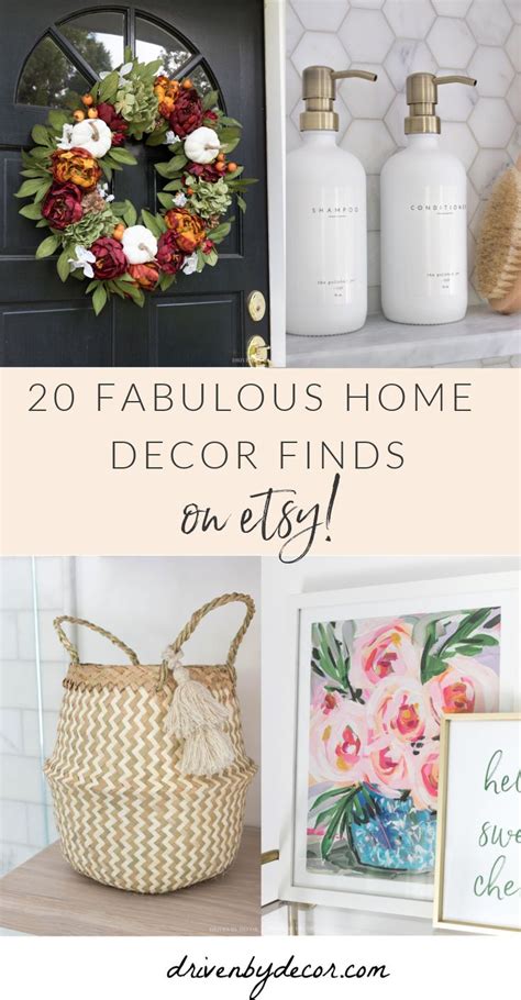 20 Fabulous Home Decor Finds On Etsy Etsy Canada Home Decor Ideas