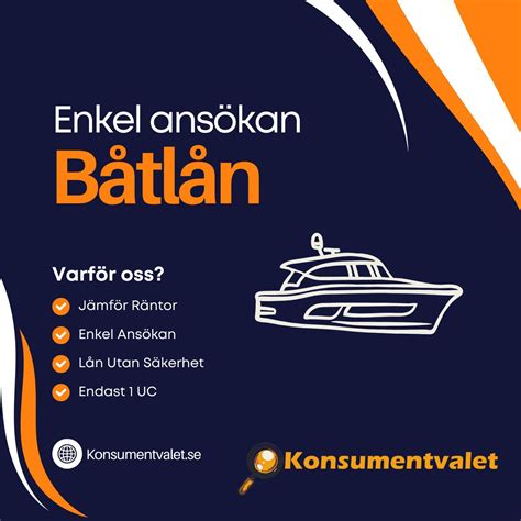 Båtlån Jämför And Låna Till Båt Utan Säkerhet