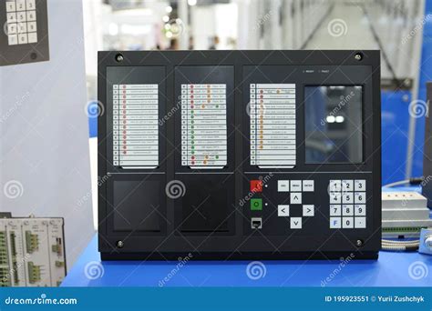 Device Microprocessor Relay Protection And Automation Placed On A Table