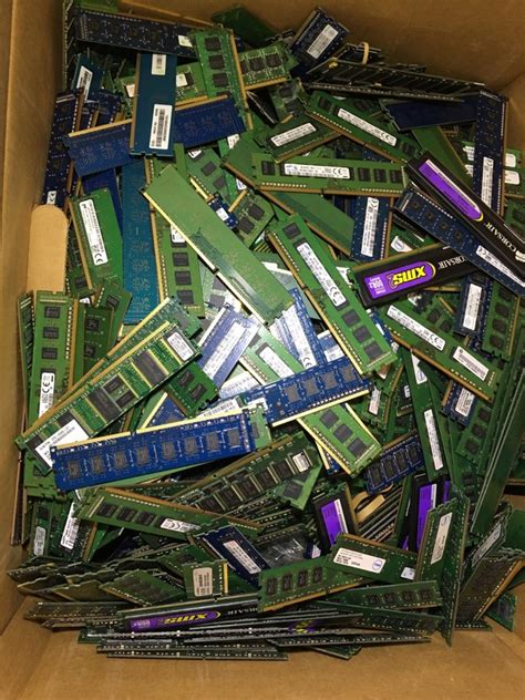 Lot Of 5 Lb Assorted Ram Memory Modules For Gold Recovery Ebay