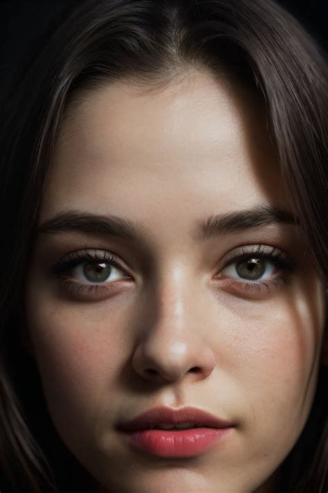 Close Up Editorial Photograph Of A 21 Year Old Woman Highly