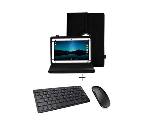 Capa Teclado E Mouse Bluetooth Para Tablet Vaio Tl10 Octa Core 10 Polegadas Fam Capa Case