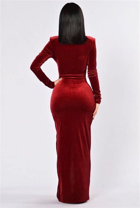 Pre Order — Red Velvet Dress • Fashion Nova Love Sex Magic Formal